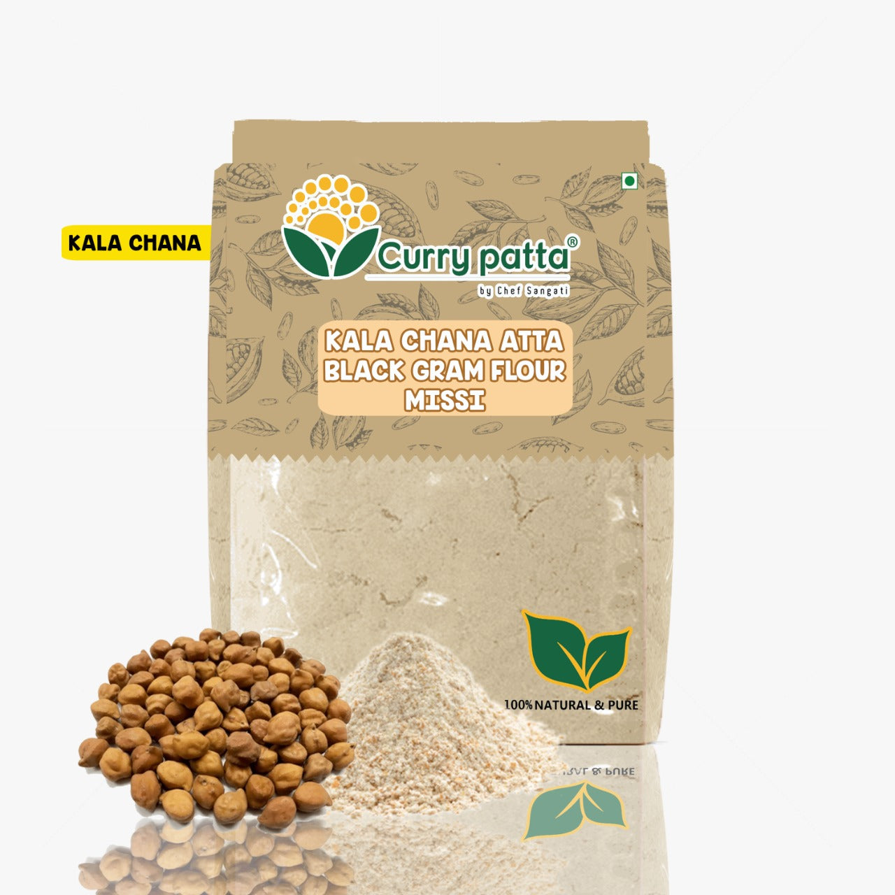 Kala Chana Atta | 500 gm – CurryPatta