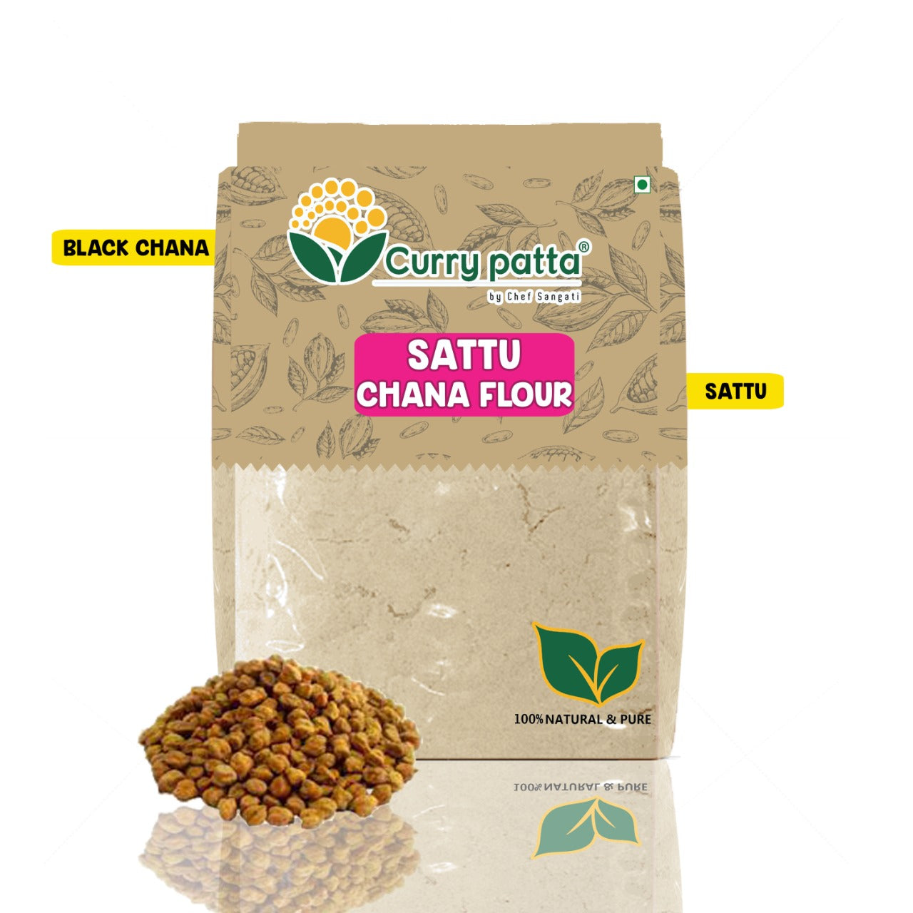 Chana Sattu Atta | 500 gm – CurryPatta